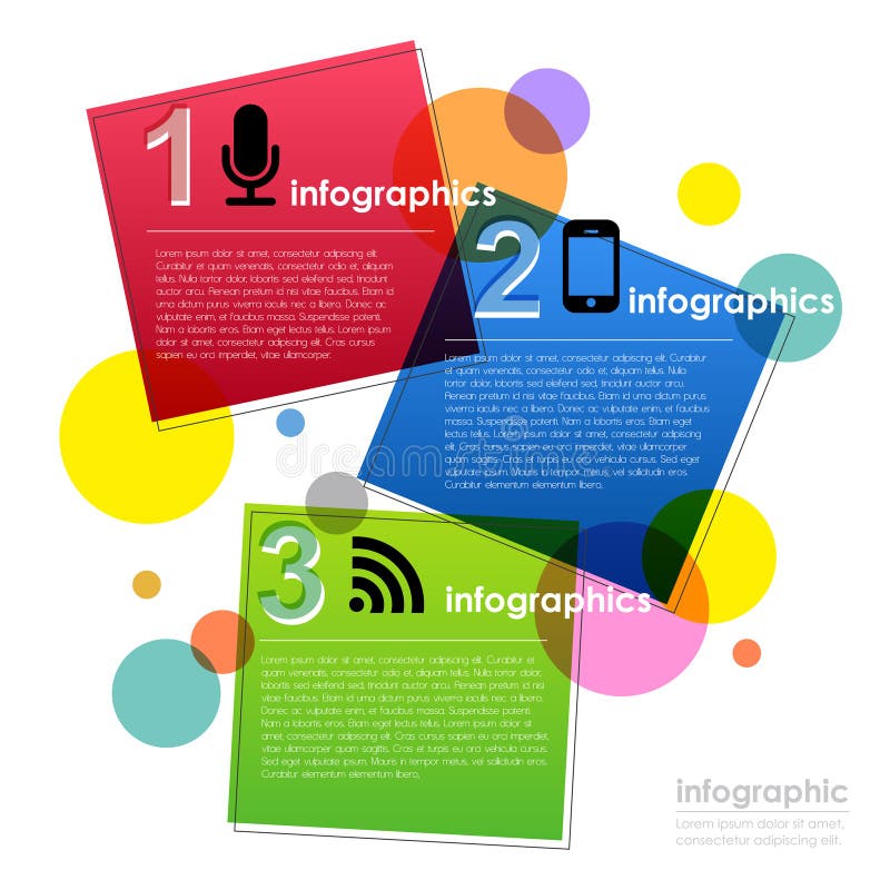 Abstract 3d Square Infographics Stock Vector - Illustration of ...
