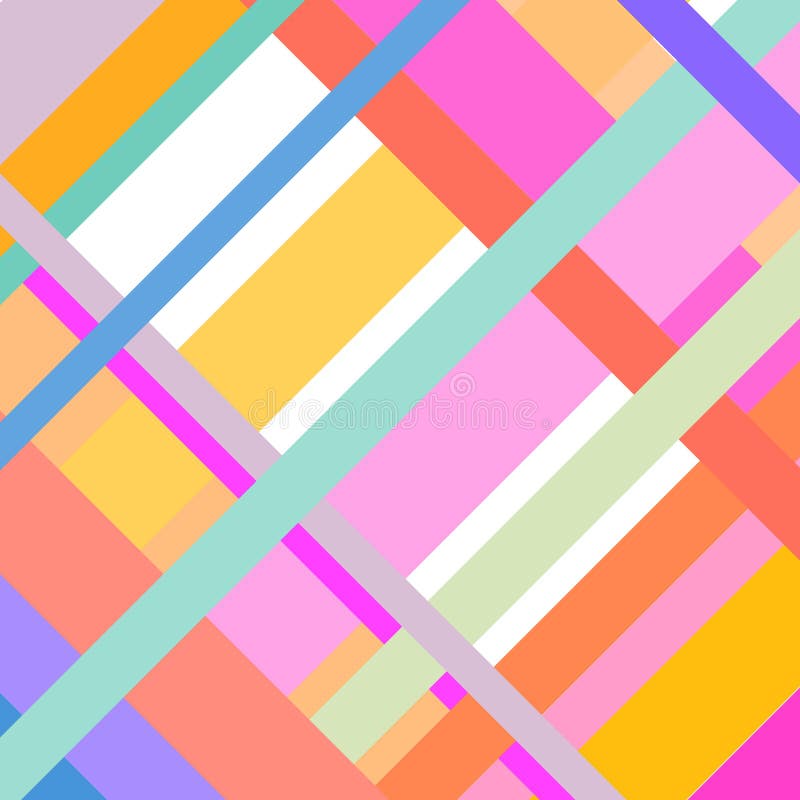 Vector Abstract Colorful Stripes Background Template Stock Vector ...