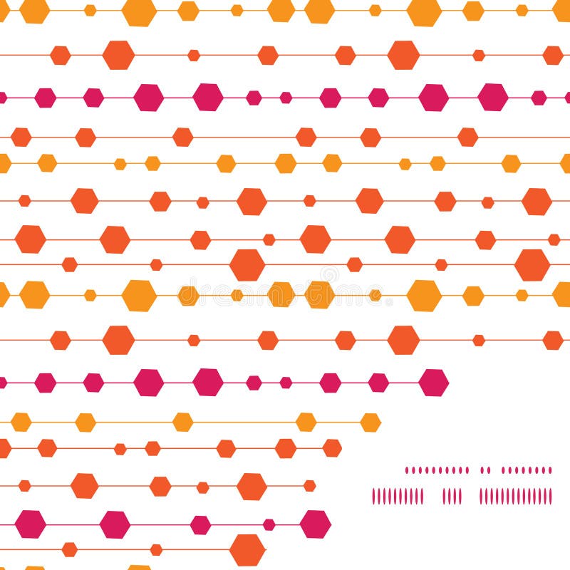 Vector Abstract Colorful Stripes and Shapes Frame Stock Vector ...