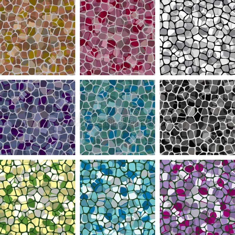 Vector Abstract Colorful Tile Backgrounds Stock Vector - Illustration ...