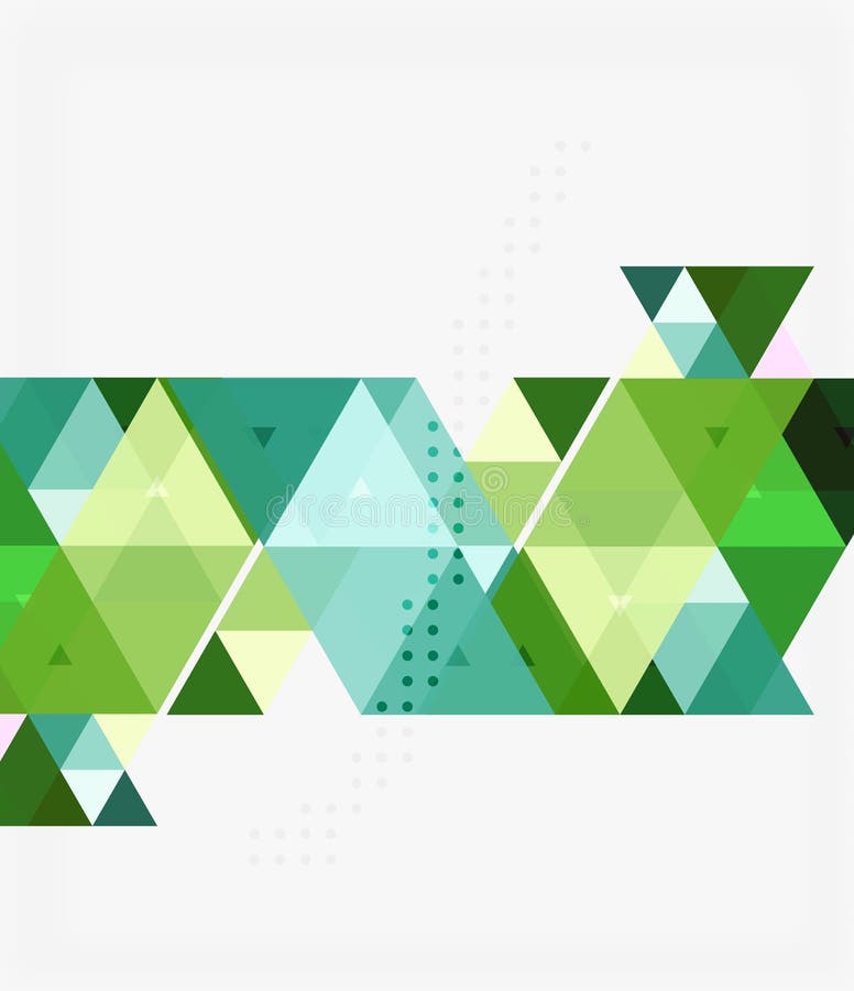 Vector Abstract Colorful Triangle Repetition Stock Illustration ...