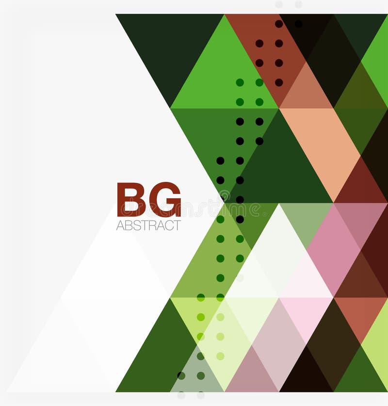 Vector Abstract Colorful Triangle Repetition Stock Illustration ...
