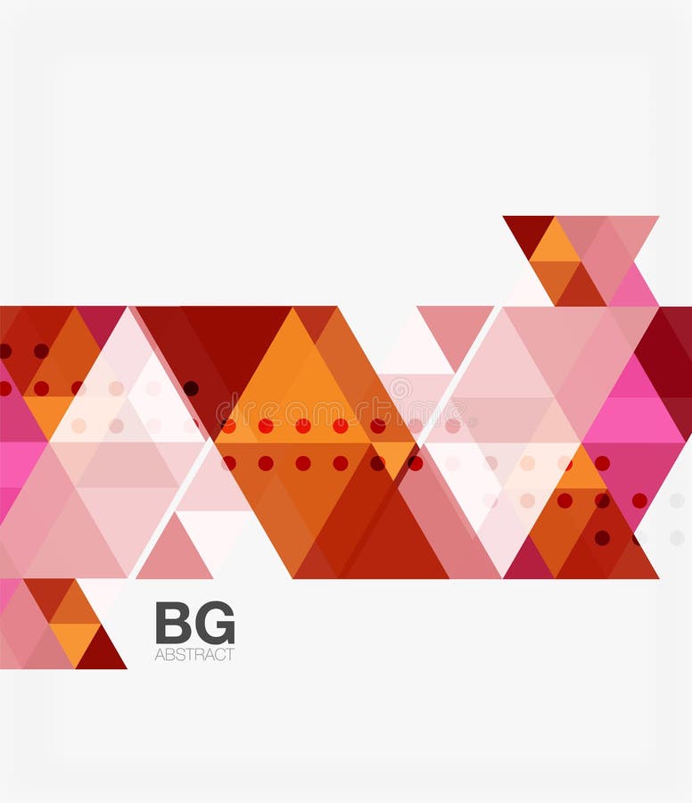 Vector Abstract Colorful Triangle Repetition Stock Vector ...