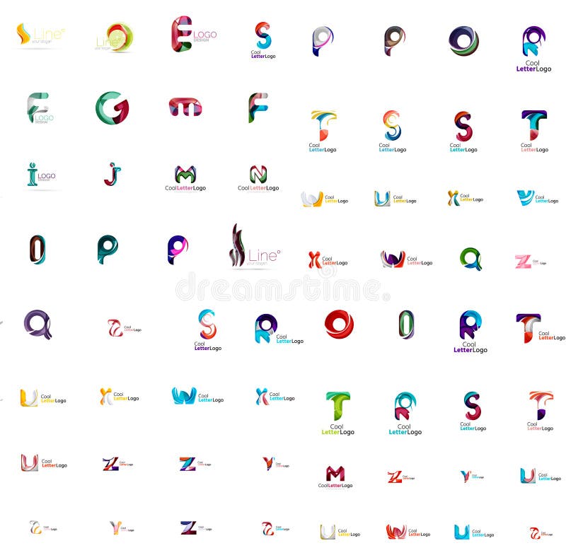 Vector Abstract Company Logo Mega Collection, Type Stock Vector ...