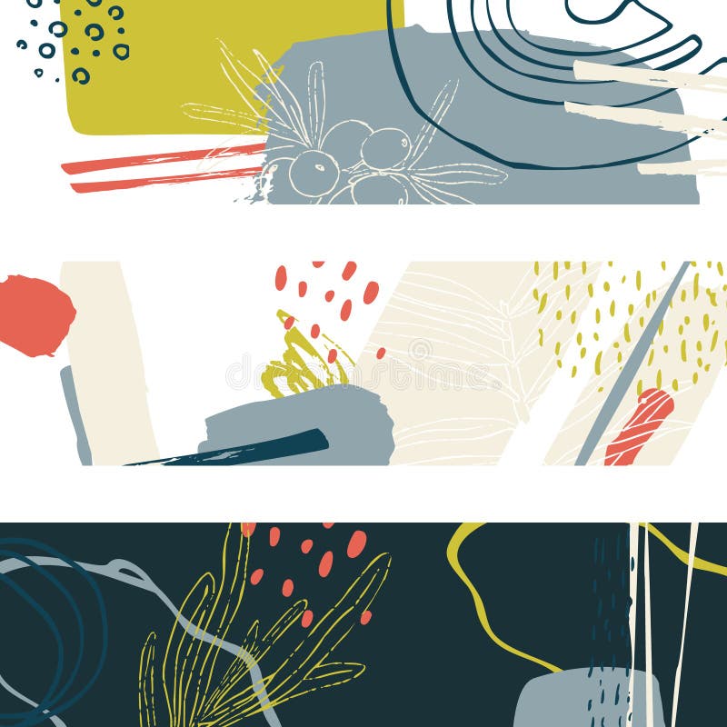 Vector Abstract Composition. Colorful Design for Posters, Covers and ...