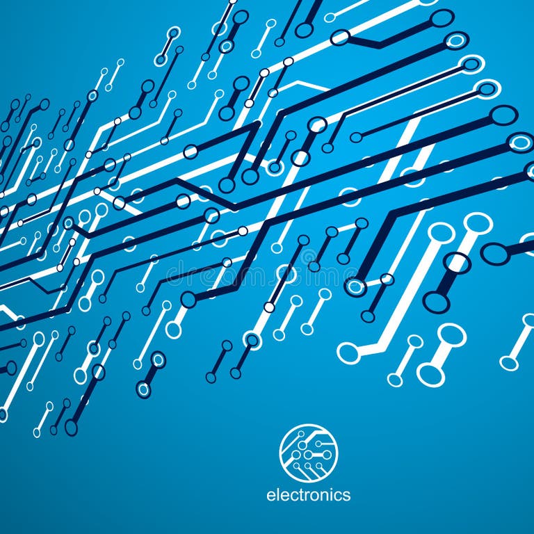 Computer Circuit Board Illustration Stock Illustrations – 77,733 ...