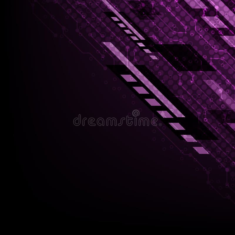 Vector Abstract Computer Electronic Networking, Futuristic Technology ...