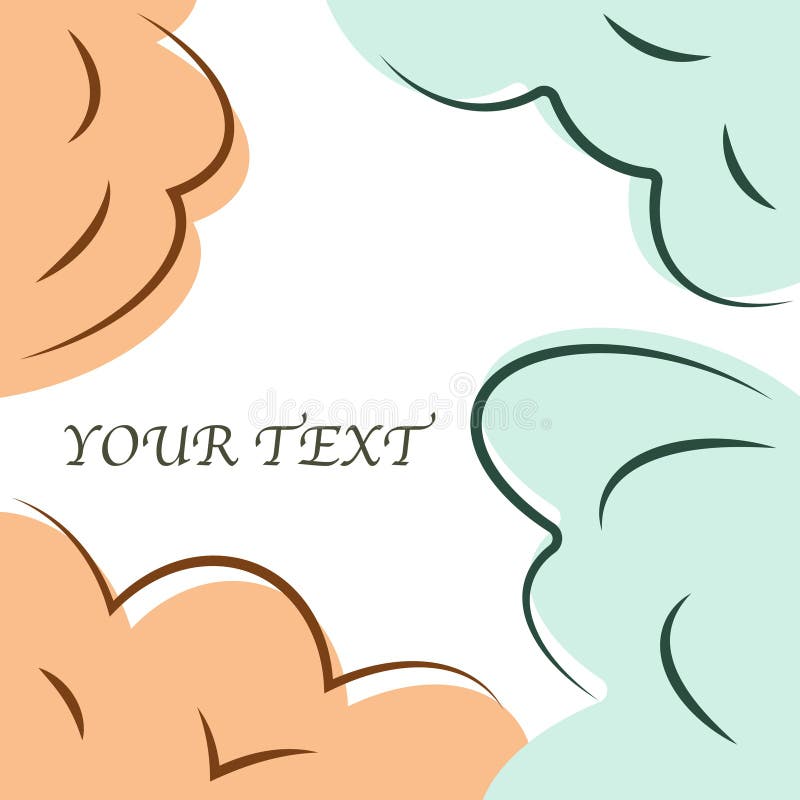 Vector Abstract Creative Background in Minimalist Style, with Space for ...