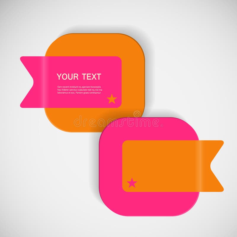 Vector Abstract Creative Square Color Box Stock Vector - Illustration ...