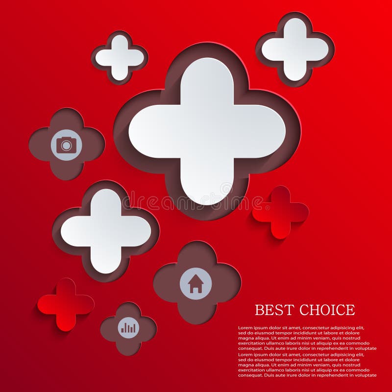 Vector Abstract Cross Background Stock Vector - Illustration of element ...