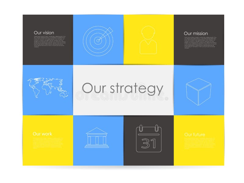 Vector Abstract Cube Infographic Network Template Stock Illustration ...