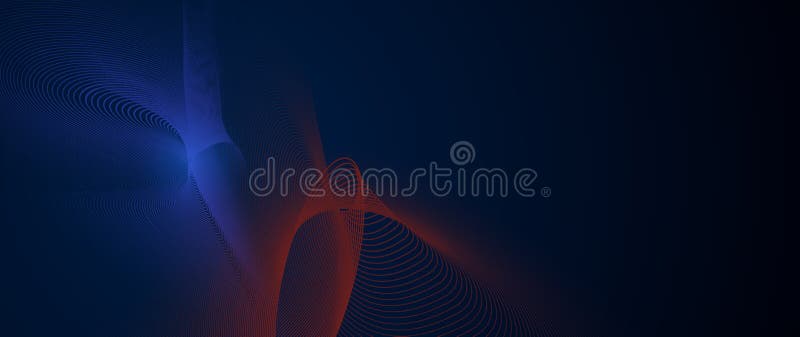Vector Abstract Cyberspace and Blue Line Pattern Movement, Graphic ...