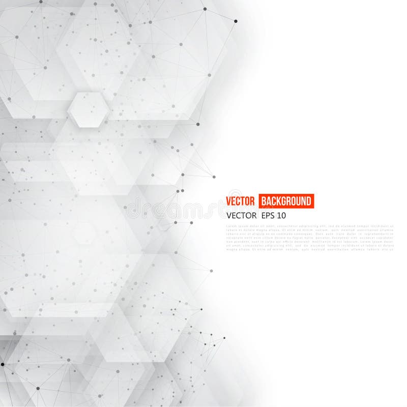 Vector Abstract Background Hexagon. Web and Design Stock Vector ...