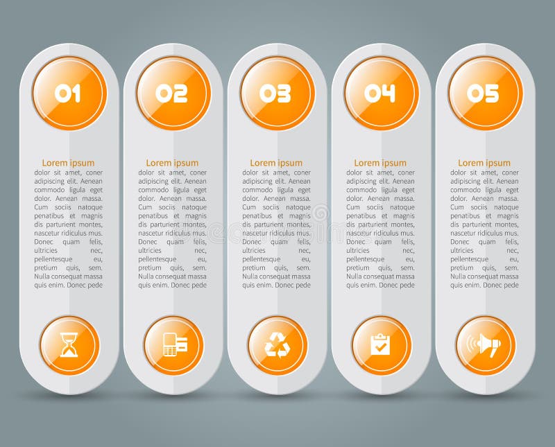 Abstract 3D Paper Infographics. Business Template .Vector Illustration ... Abstract 3D Paper Infographics. Business Template .Vector Illustration ...