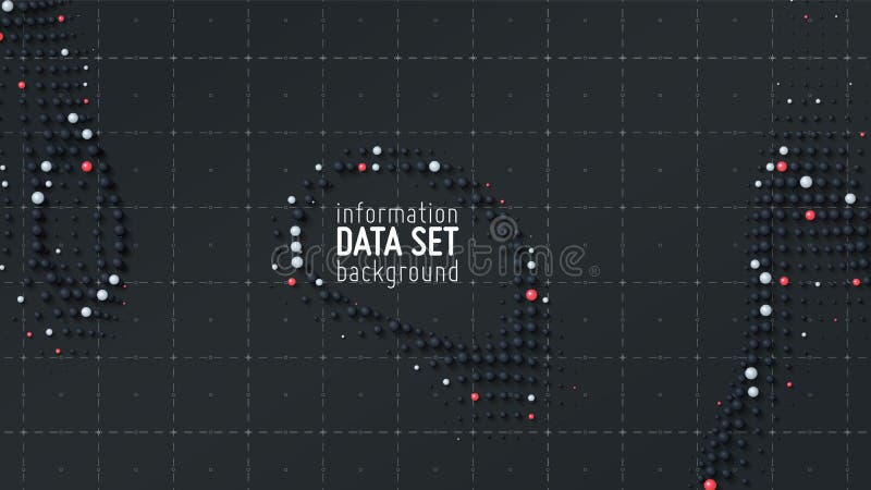 Vector Abstract Data Sorting Visualization Background Big Data Sorted 7734