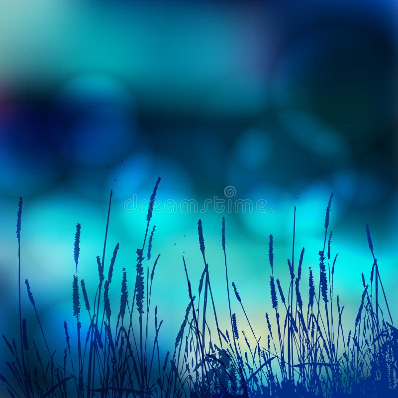 Vector Abstract Defocused Bokeh Lights Nature Spring Summer Background ...
