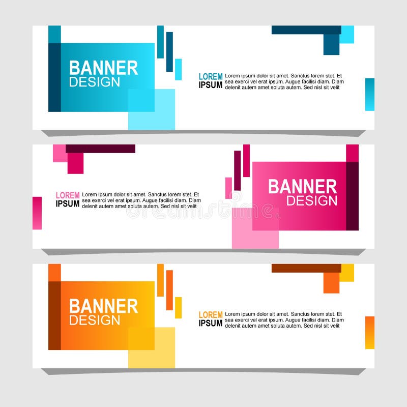 Vector Abstract Design Banner Web Template Stock Vector - Illustration ... Vector Abstract Design Banner Web Template Stock Vector - Illustration ...