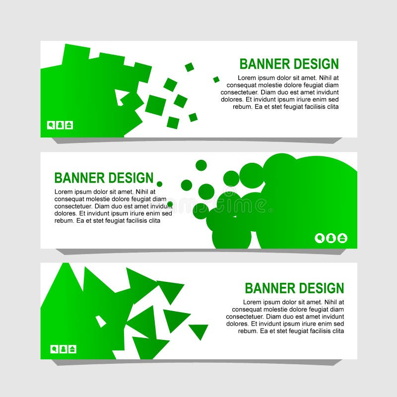Vector Abstract Design Banner Web Template Stock Vector - Illustration ... Vector Abstract Design Banner Web Template Stock Vector - Illustration ...