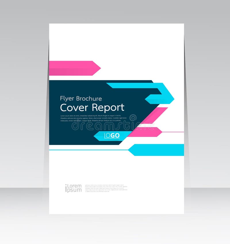 Vector Abstract Design Cover Report Layout Template. Stock Vector ...