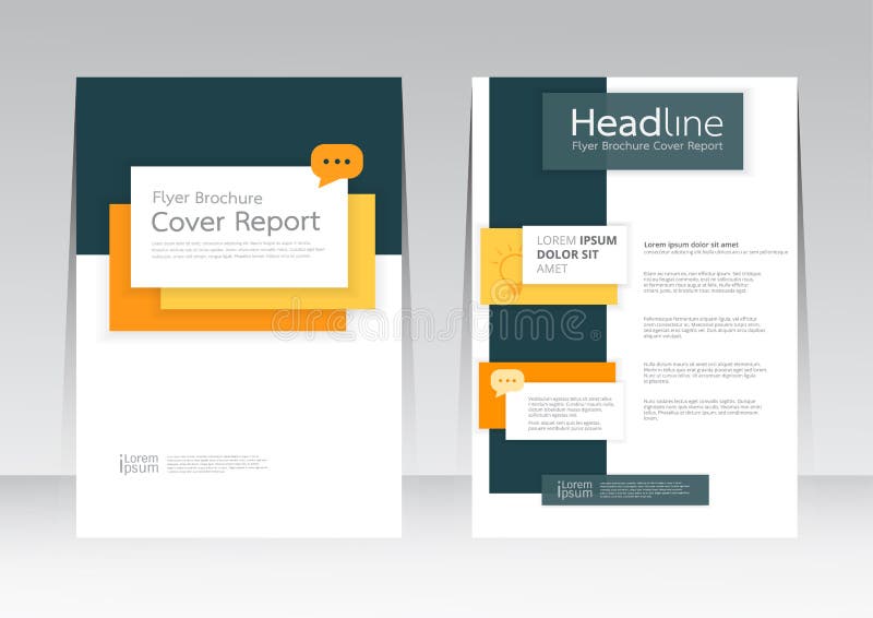 Vector Abstract Design Frame Cover Report Poster Template. Stock Vector ...