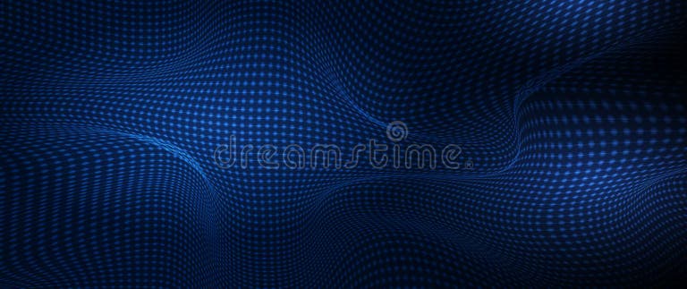 Vector Abstract Digital Technology with Dot Particle, Dynamic Pattern ...