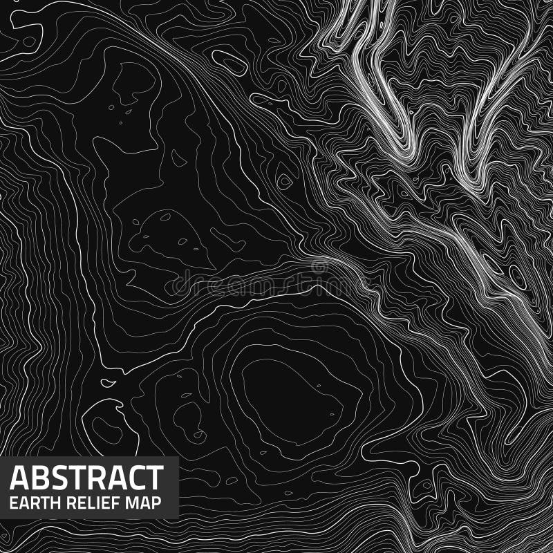 Abstract topographical map stock vector. Illustration of area - 21821241