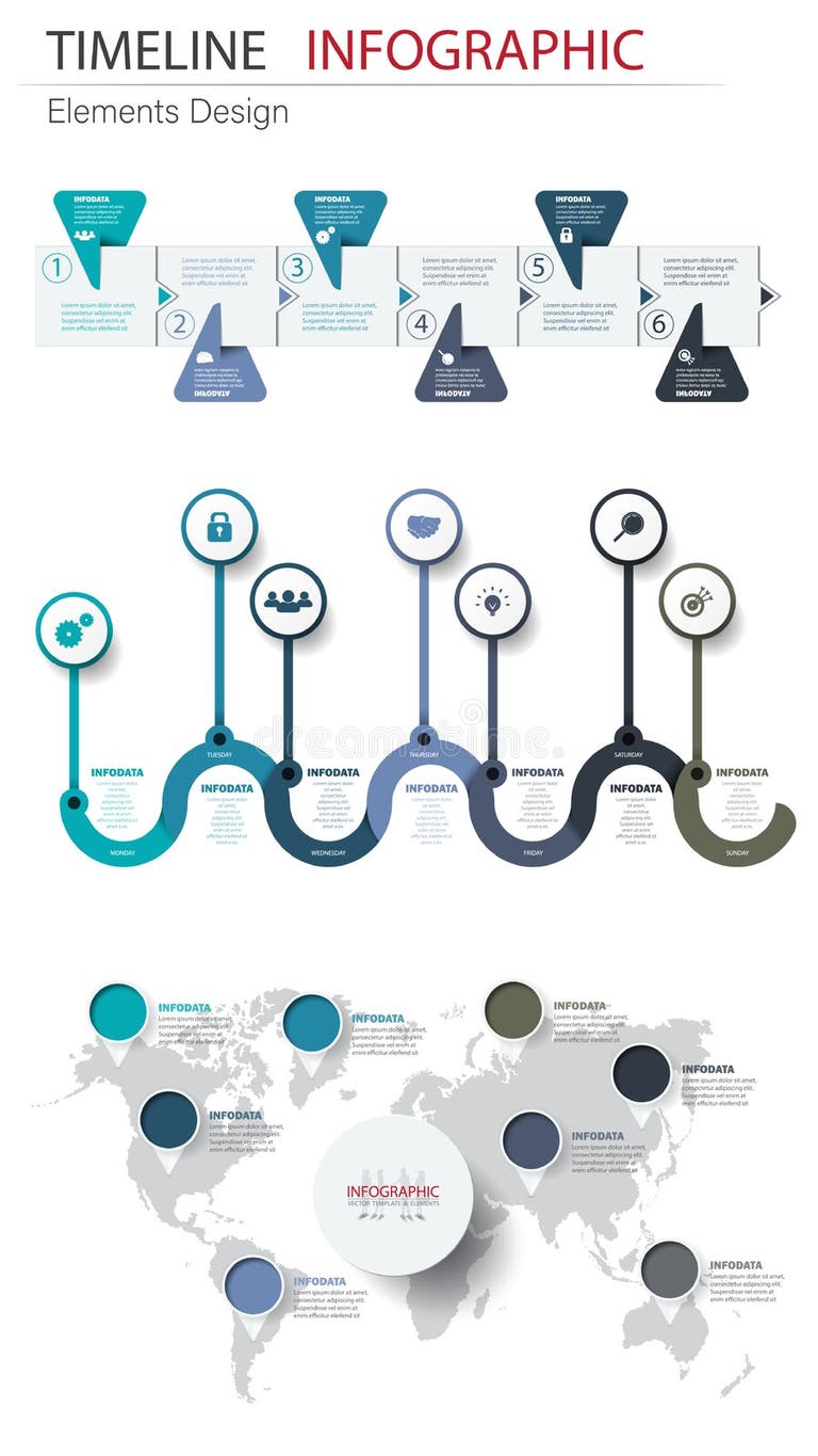 Timeline Vectors Stock Illustrations – 213 Timeline Vectors Stock ...