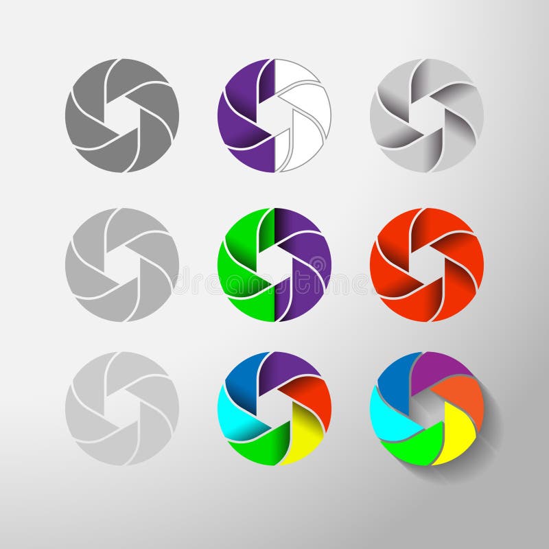 Vector Abstract Element Lens Stock Vector - Illustration of zoom, print ...