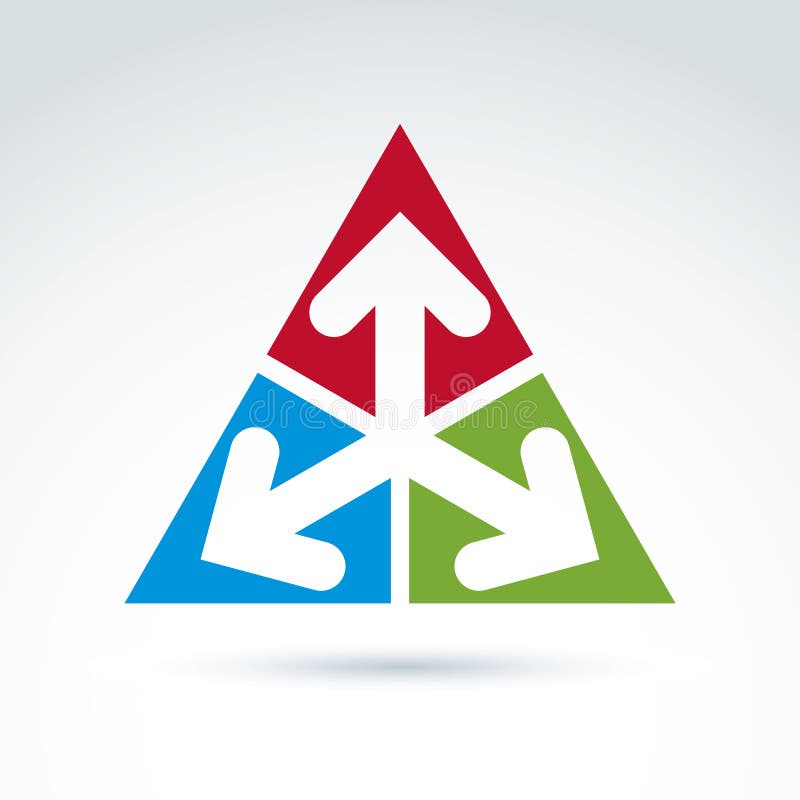 Three Arrows With The Words Faith, Hope, Love Stock Illustration ...