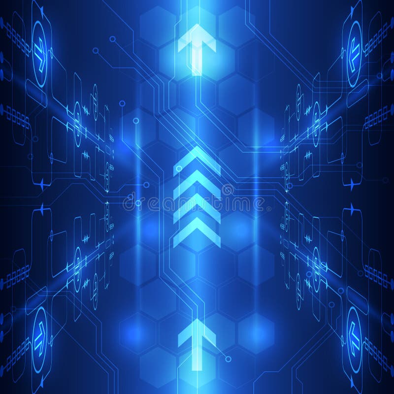 Vector Abstract Engineering Future Technology Background Innovation ...