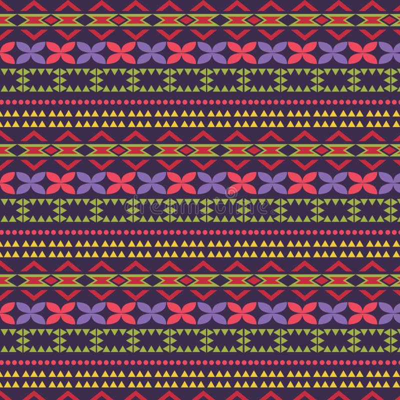 Vector Abstract Ethnic Background Design Stock Vector - Illustration of ...