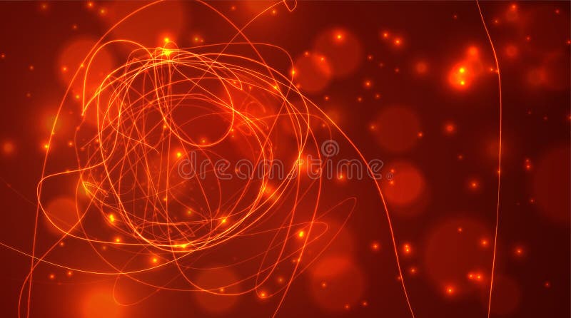 3d abstract fireball stock vector. Illustration of abstract - 4196365