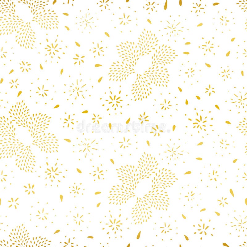 Vector Abstract Floral Drop Pattern. Stock Vector - Illustration of ...