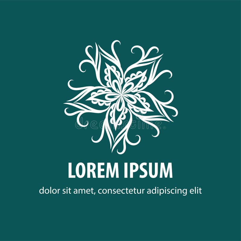 Vector Abstract Flower Logo Icon Stock Vector - Illustration of organic ...