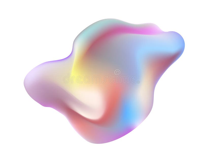 Vector Abstract Fluid 3d Splash Blur. Color Gradient Backgound L Stock ...