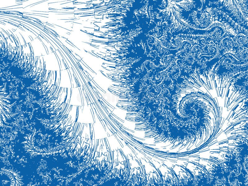 Vector Abstract Fractal Helix Background Generative Art Stock Vector ...