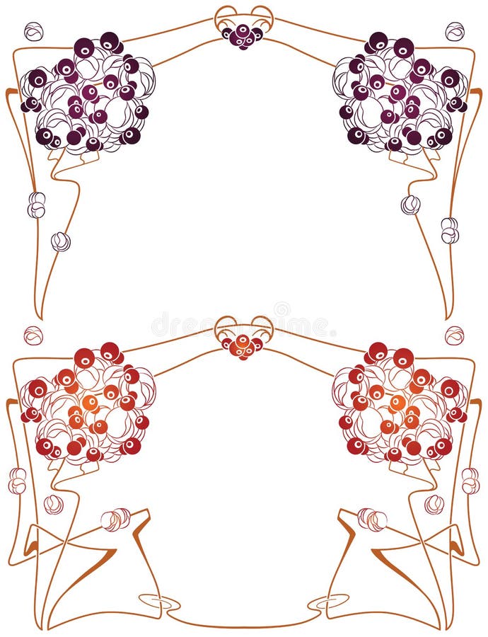 Abstract framework stock vector. Illustration of floral - 33316811