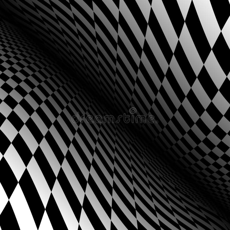 Vector Abstract Futuristic Background with Infinity Perspective. Black ...
