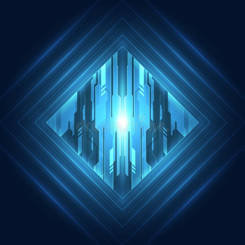 Vector Abstract Futuristic High Speed, Illustration High Digital ...