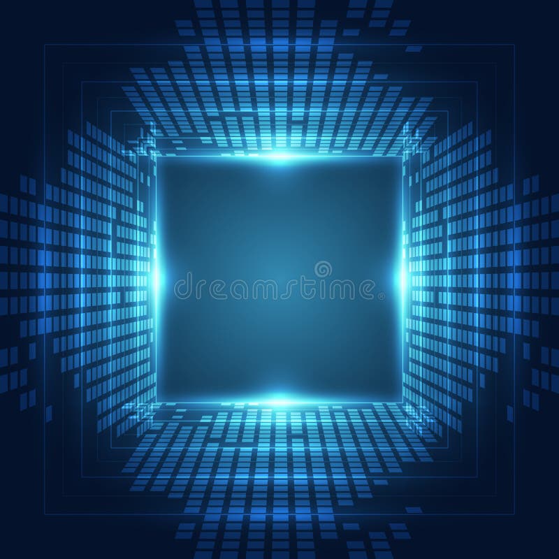 Vector Abstract Futuristic High Speed, Illustration High Digital ...