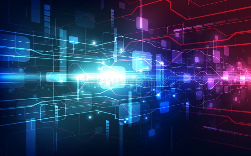 Vector Abstract Futuristic High Speed, Illustration High Digital ...