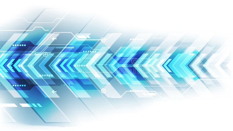 Vector Abstract Futuristic Speed Technology, Illustration High Digital ...