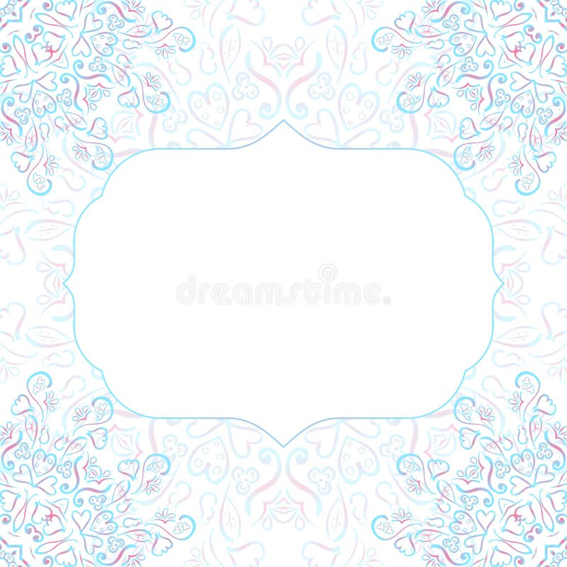 Vector Abstract Gentle Frame Stock Vector - Illustration of fashion ...
