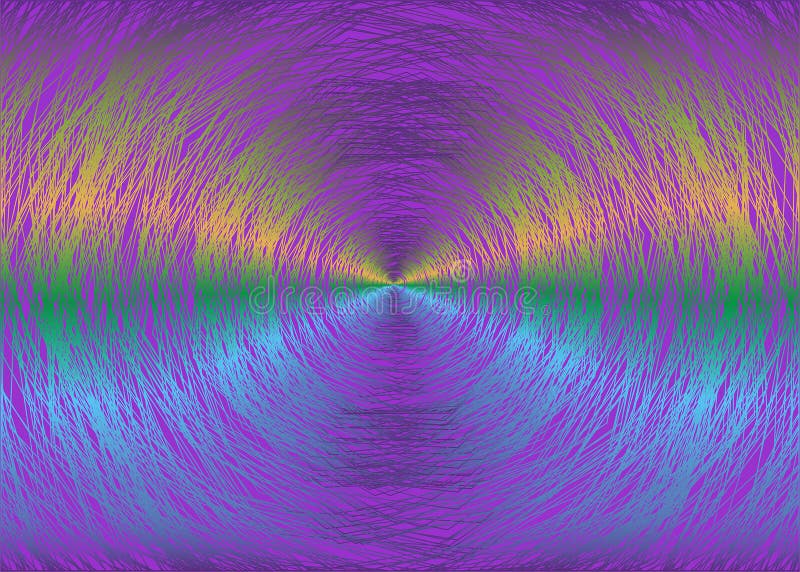 Vector Abstract Geometric Background of Colored Lines Stock Vector ...