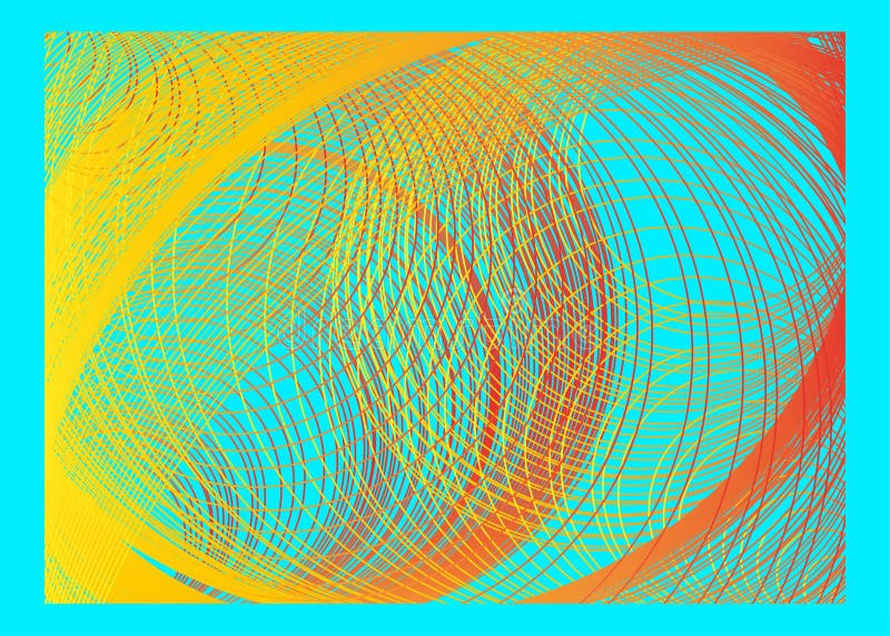 Vector Abstract Geometric Background of Colored Lines Stock Vector ...