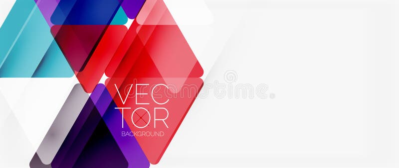 Vector Abstract Geometric Background Design Stock Vector - Illustration ...