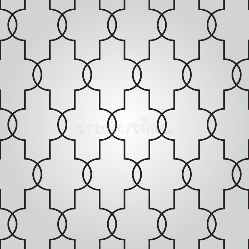 Vector Abstract Geometric Background with Techno Ornament Stock Vector ...