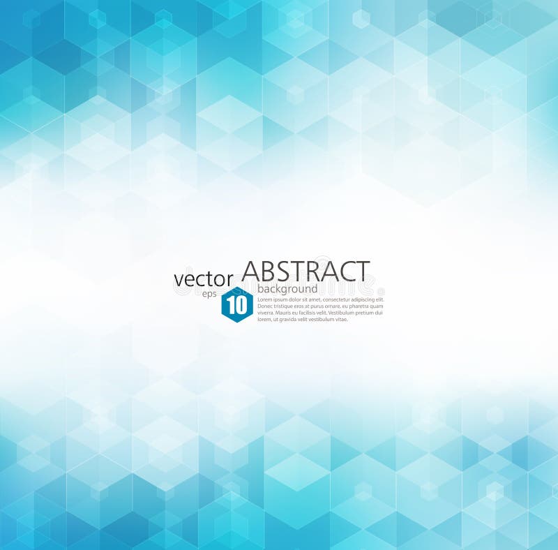 Vector Abstract Geometric Background. Template Brochure Design. Blue ...