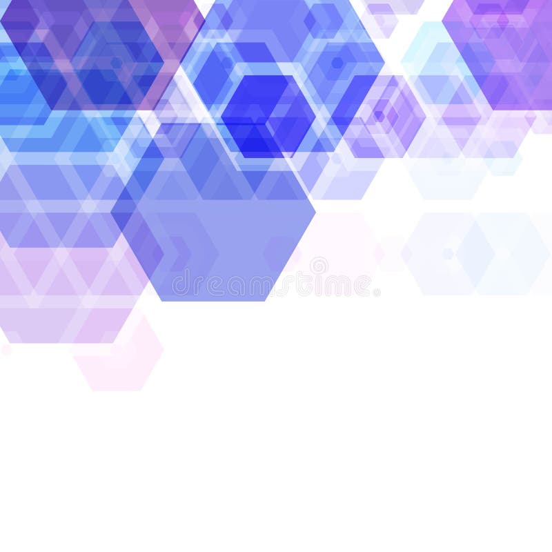 Vector Abstract Geometric Background. Template Brochure Design. Blue ...