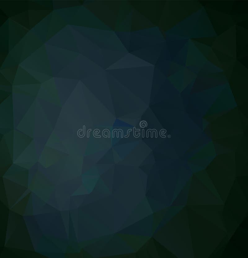 Vector Abstract Geometric Darkness Black Shape Polygonal Style Stock ...